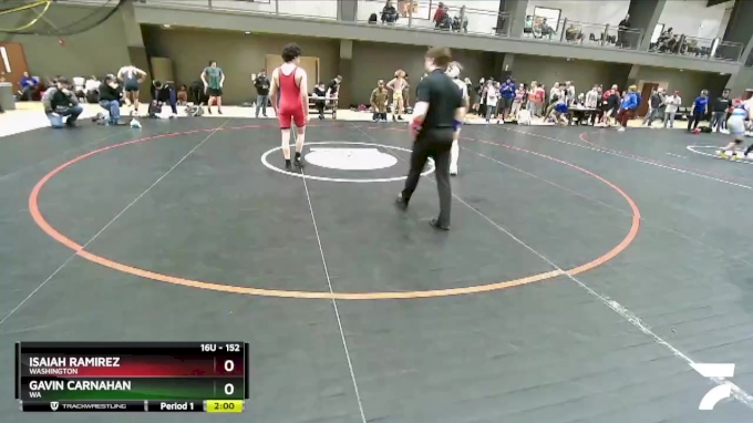 152 lbs Cons. Round 4 - Isaiah Ramirez, Washington vs Gavin Carnahan, WA