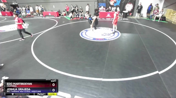 120 lbs Champ. Round 1 - Edo Martirosyan, California vs Joshua Grajeda ...
