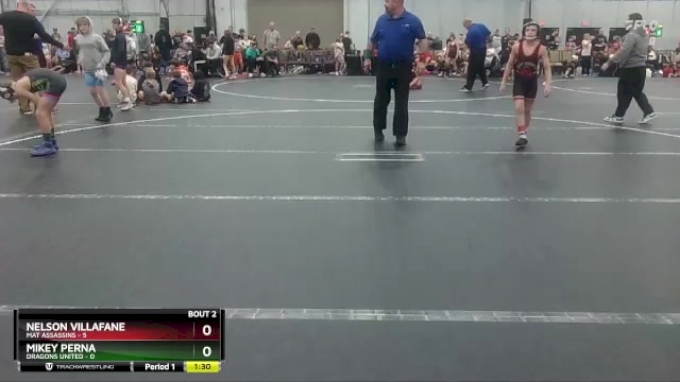 76 lbs Semis (4 Team) - Mikey Perna, Dragons United vs Nelson Villafane ...