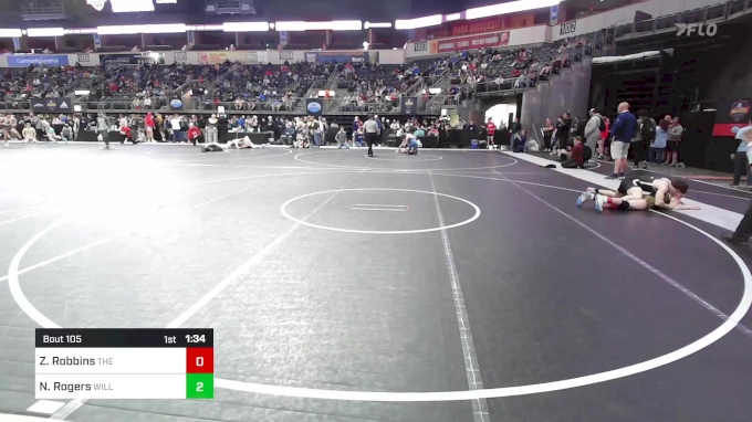 163 lbs Round Of 16 - Zack Robbins, The Best Wrestler vs Noah Rogers ...