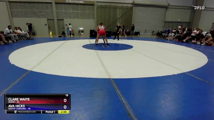 145 lbs Round 5 (6 Team) - Clare Waite, Idaho vs Ava Hicks, South Carolina