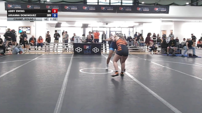 131 lbs Champ. Round 2 - Abby Ewing, University Of Jamestown vs Arianna ...