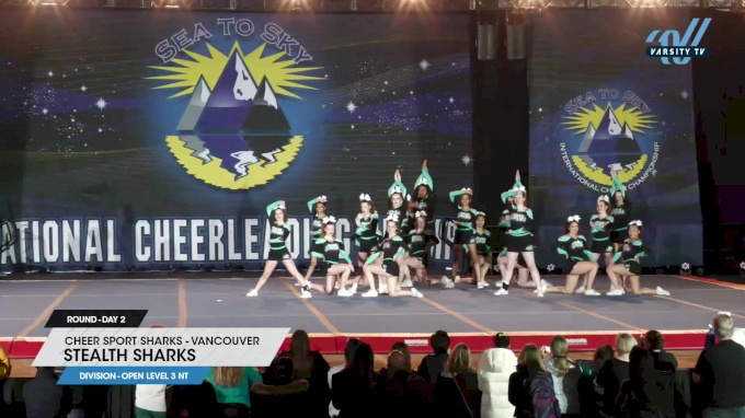 Cheer Sport Sharks - Vancouver - Stealth Sharks [2023 Open Level 3 NT ...