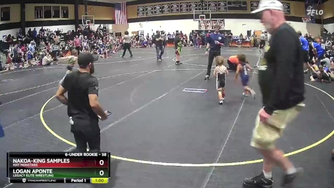 38 lbs Cons. Round 3 - Logan Aponte, Legacy Elite Wrestling vs Nakoa ...