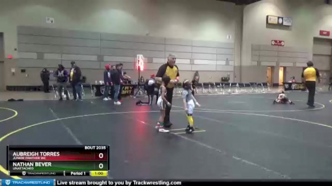 41 lbs Round 3 - Aubreigh Torres, Junior Panther Wc vs Nathan Bever ...