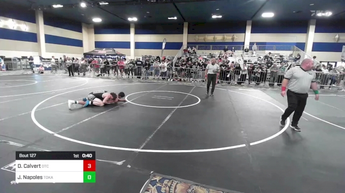 150 lbs Consi Of 32 #1 - Daxson Calvert, DTC Wrestling vs Julian ...