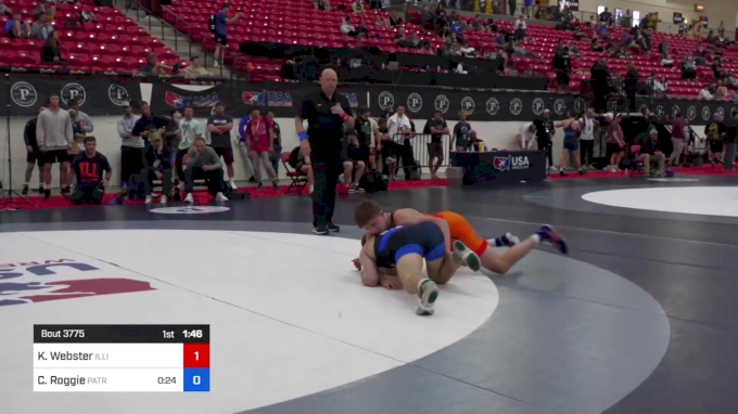 70 kg Rnd Of 32 - Kannon Webster, Illinois vs Cale Roggie, Patriot ...