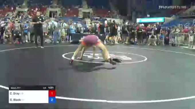 132 lbs Round Of 128 - Colby Gray, Missouri vs Dariuz Black, Oklahoma