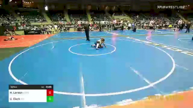 52 lbs 3rd Place - Harrison Larson, Worthington Trojans vs Uzziah Clark ...