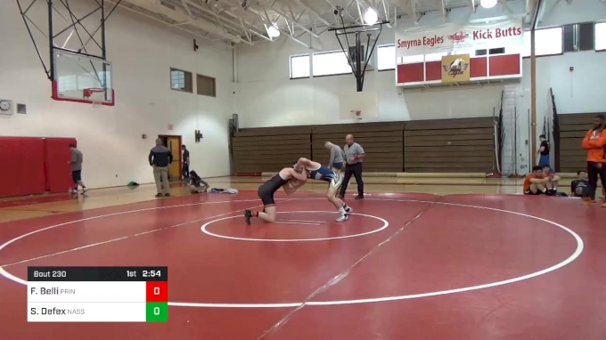 174 lbs Consolation - Forest Belli, Princeton vs Scott Defex, Nassau CC