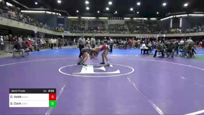 136 lbs Semifinal - Dominic Volek, Oakhurst vs Grady Clark, Huntingdon