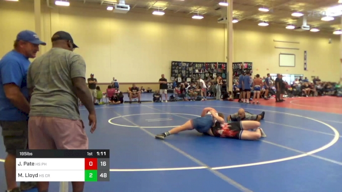 195 lbs Quarterfinal - Jackson Pate, HS Phoenix WC vs Magnus Lloyd, HS ...