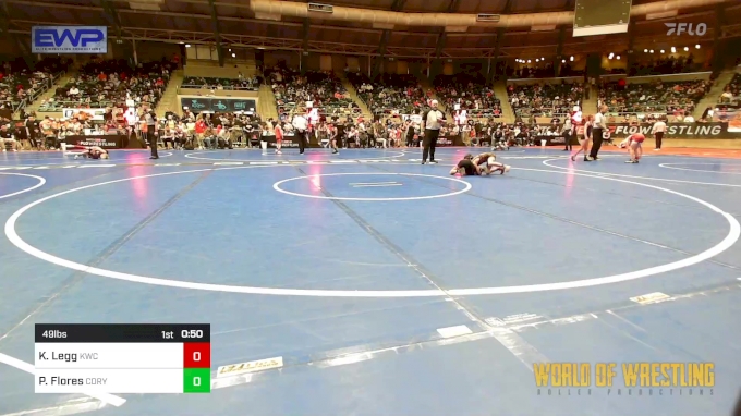 49 lbs Consi Of 16 #2 - Kayde Legg, Keystone Wrestling Club vs Paul ...