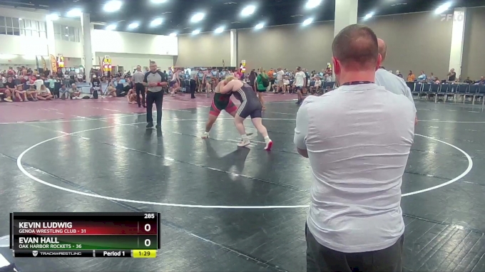 285 lbs Round 4 (10 Team) - Kevin Ludwig, Genoa Wrestling Club vs Evan ...