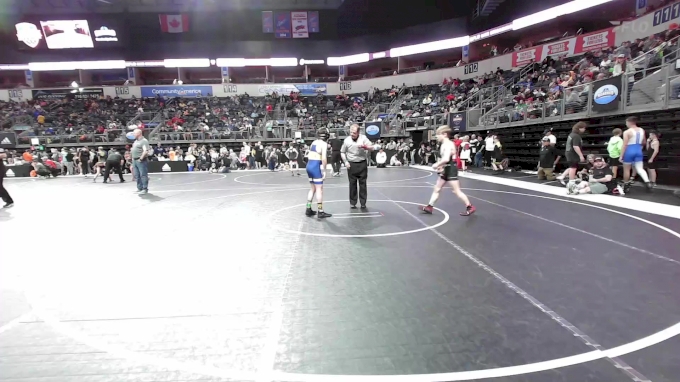 100 lbs Consi Of 8 #2 - Gabe Wassom, Unaffiliated vs Luke Lester ...