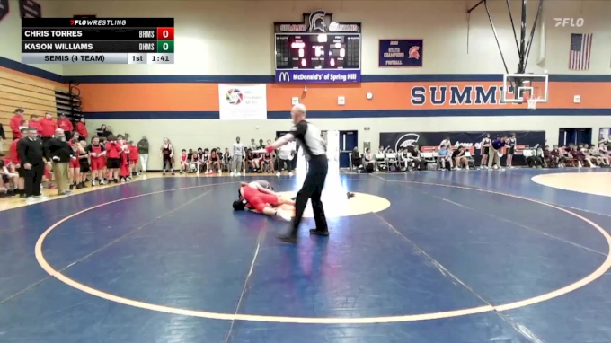 122 lbs Semis (4 Team) - Kason Williams, Dupont Hadley Middle School vs ...