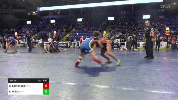 124 lbs 3rd Place - Giovanni Lomonaco, Wallenpaupack vs Steven Willis ...