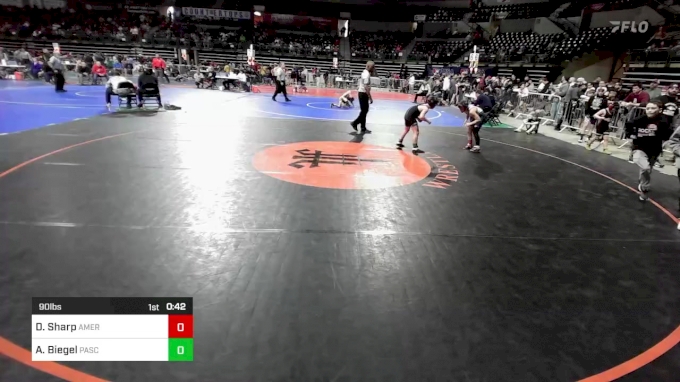 90 lbs Consi Of 8 #1 - Daniel Sharp, American vs Aidan Biegel, Pascack ...