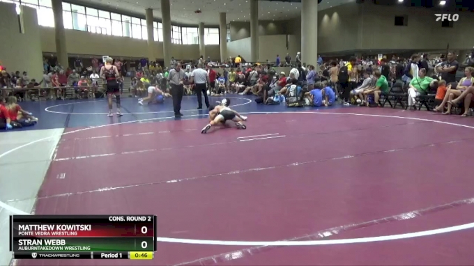 113 lbs Cons. Round 2 - Stran Webb, AuburnTakeDown Wrestling vs Matthew ...