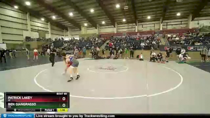 138 lbs Champ. Round 1 - Patrick Lakey, ID vs Ben Giangrasso, CA