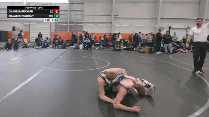 120 lbs Round 2 (10 Team) - Chase Randolph, Kardiac Kidz vs Malachi ...