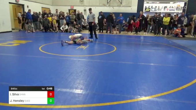 84 lbs Consi Of 16 #2 - Isla Silva, SHWA vs Jacob Hensley, Quest