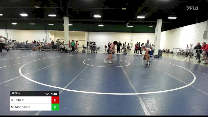 120 lbs Consi Of 128 #2 - Gian Ortiz, FL vs Max Mooney, VA