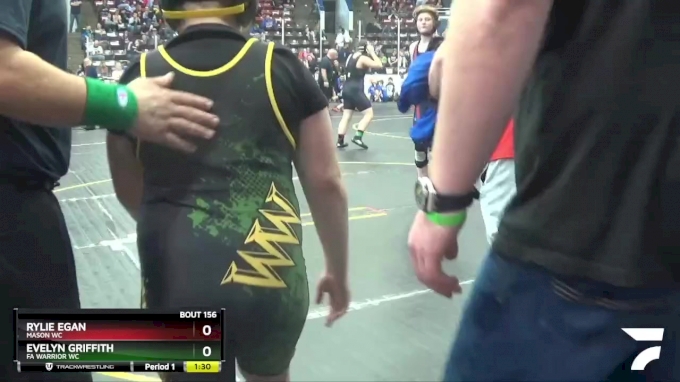 160 lbs Cons. Semi - Evelyn Griffith, FA Warrior WC vs Rylie Egan, Mason WC