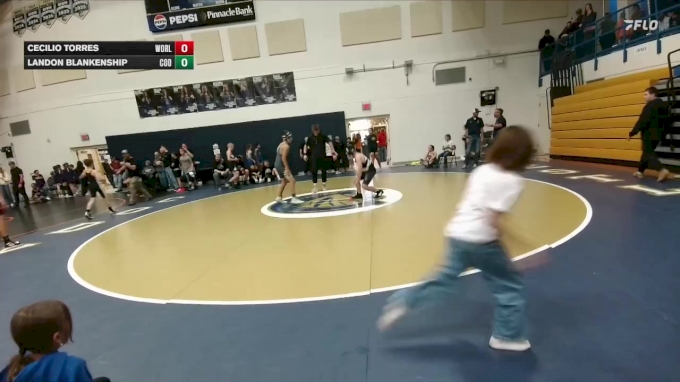 110 lbs Semifinal - Landon Blankenship, Cody Middle School vs Cecilio ...