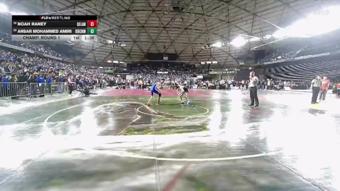 Boys 3A 132 lbs Champ. Round 1 - Ansar Mohammed Amiri, Rainier Beach vs ...