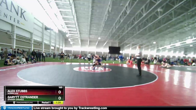 165 lbs Champ. Round 1 - Alex Stubbs, Hurricane vs Garytt Ostrander ...