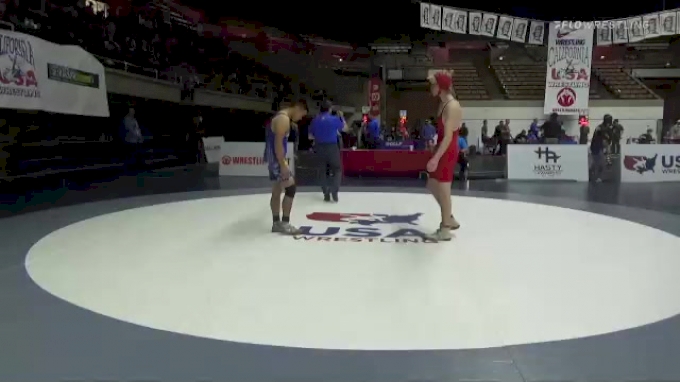 145 lbs Champ. Round 1 - Adan Rios, Foothill High School Wrestling vs ...