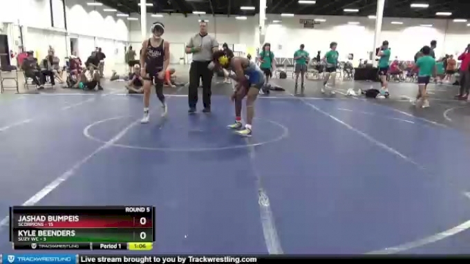 126 lbs Round 5 (8 Team) - Kyle Beenders, Suzy WC vs Jashad Bumpeis ...