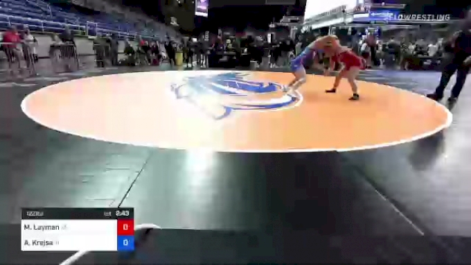 122 lbs Round Of 64 - Morgan Layman, Virginia vs Anna Krejsa, Indiana