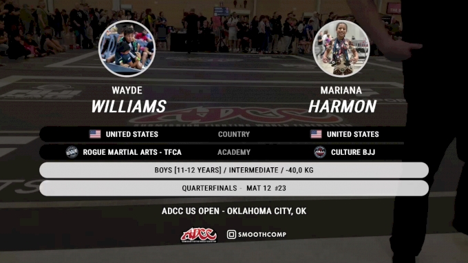 Wayde Williams vs Mariana Harmon 2025 ADCC Oklahoma City Open
