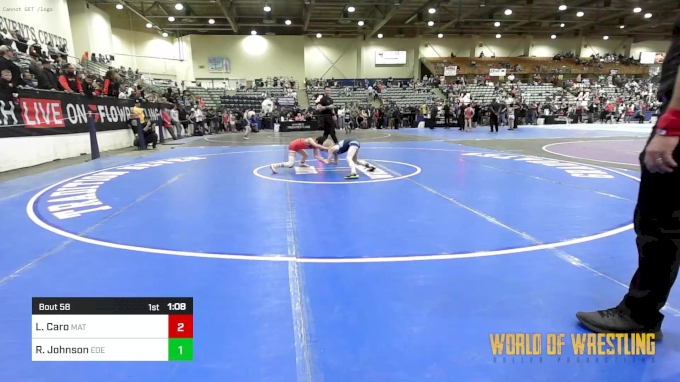 58 lbs Final - Landon Caro, Mat Demon Wrestling Club vs Ryker Johnson ...