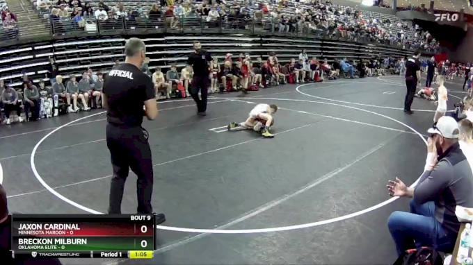 50 lbs Finals (8 Team) - Breckon Milburn, Oklahoma Elite vs Jaxon ...