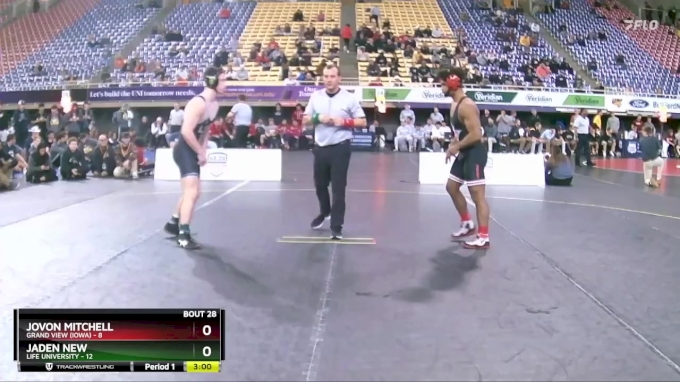 165 lbs Placement Matches (16 Team) - Jovon Mitchell, Grand View (Iowa ...