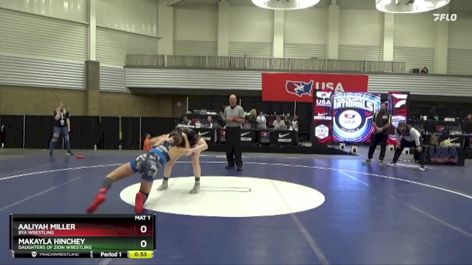 143 lbs Round 5 - Aaliyah Miller, BYA Wrestling vs Makayla Hinchey ...