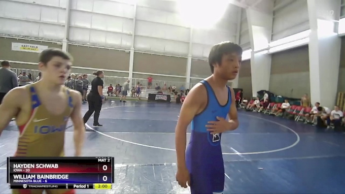 113 lbs Round 2 (8 Team) - Alexander Pierce, Iowa vs Saitaro Kong ...