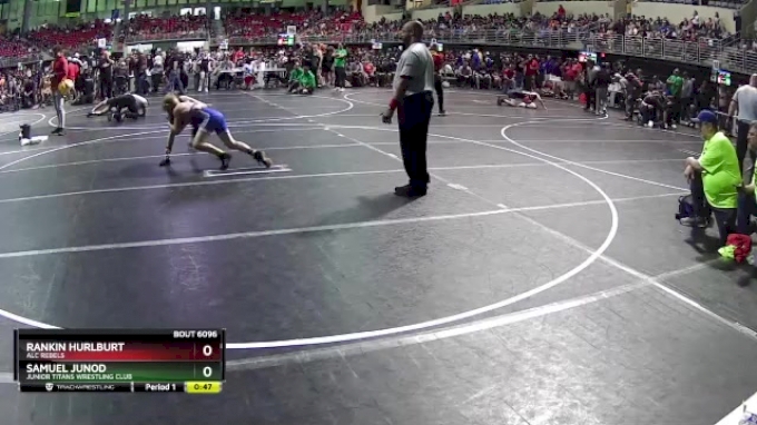 105 lbs Champ. Round 2 - Rankin Hurlburt, ALC Rebels vs Samuel Junod ...