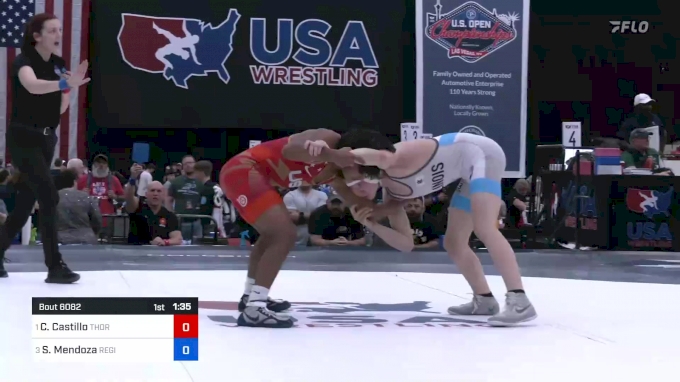 51 kg Round 1 - Christian Castillo, Thorobred Wrestling Club vs Seth ...