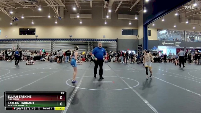 80 lbs Round 3 (8 Team) - Elijah Erskine, Full Circle vs Taylor Tarrant ...