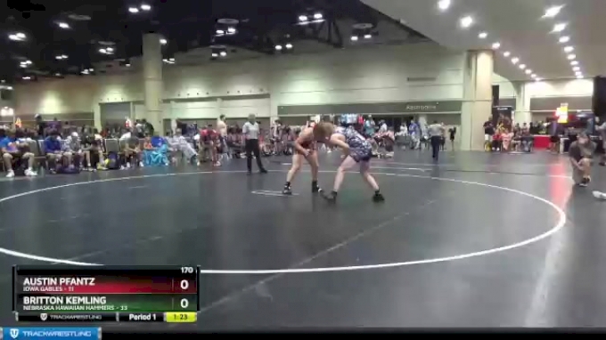 170 lbs Round 3 (10 Team) - Austin Pfantz, Iowa Gables vs Britton ...