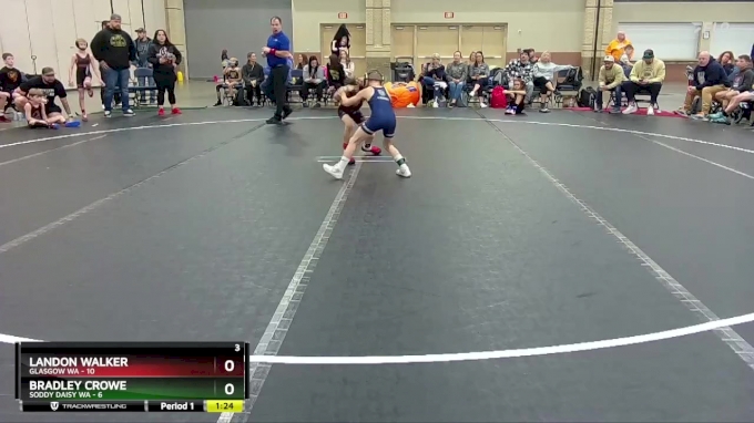 60 lbs Round 5 (8 Team) - Landon Walker, Glasgow WA vs Bradley Crowe ...