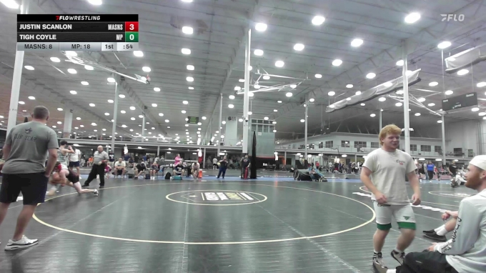 140 lbs Rr Rnd 4 - Justin Scanlon, Mat Assassins White - HSC vs Tigh ...