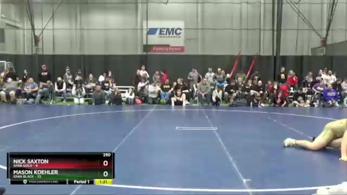 250 lbs Semis & 1st Wrestleback (8 Team) - Mason Koehler, Iowa Black vs ...