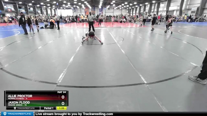 68 lbs Rd# 4- 2:00pm Friday Final Pool - Allie Proctor, Morris Fitness ...