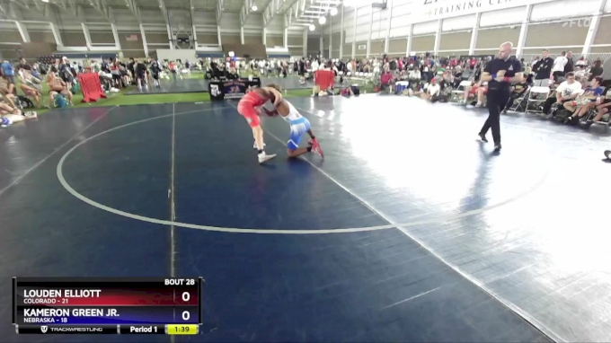 120 lbs Placement Matches (16 Team) - Louden Elliott, Colorado vs ...