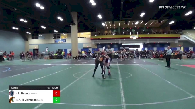 123 lbs Round Of 16 - Bella Devoto, Santa Rosa JC (W) vs Asia Ronan ...